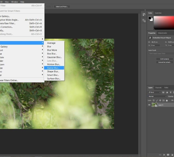 Radial Zoom in photoshop Part 2 | Sabi Sabi